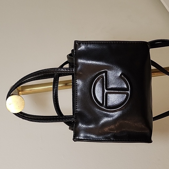 Telfar | Bags | Telfar Small Glossy Black Mini Bag | Poshmark